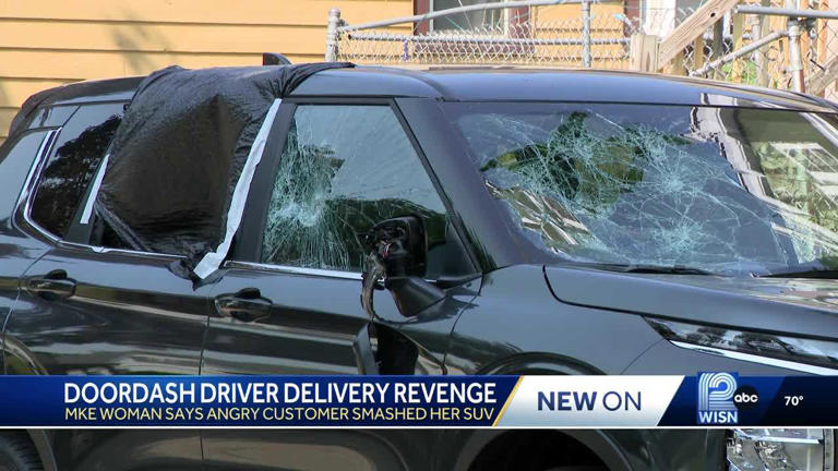 Milwaukee DoorDash driver's car smashed over incomplete delivery
