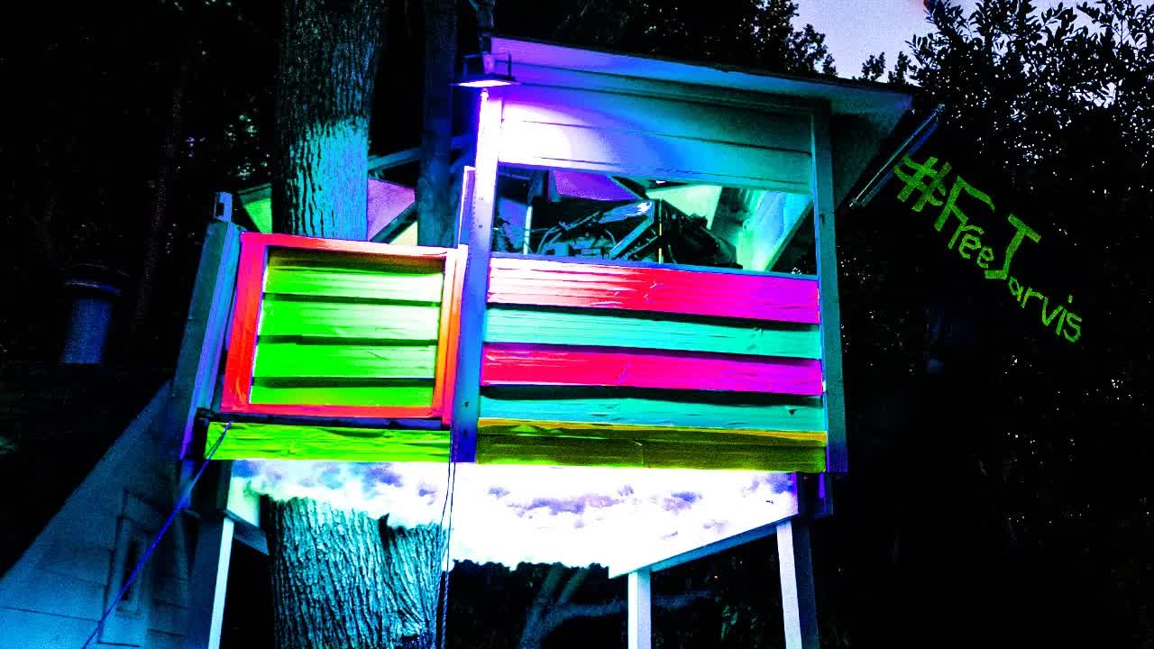FrenchieFries: building faze jarvis' dream gaming treehouse! diy setup ...