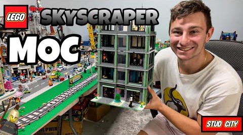 Custom LEGO Skyscraper MOC – Epic City Build from Scratch!