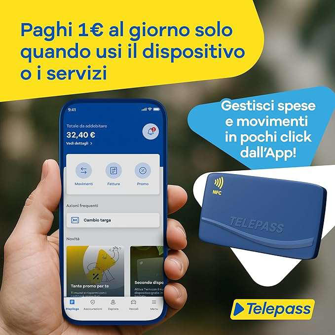 Telepass Grab&Go: soluzione pay-per-use per motociclisti e viaggiatori occasionali