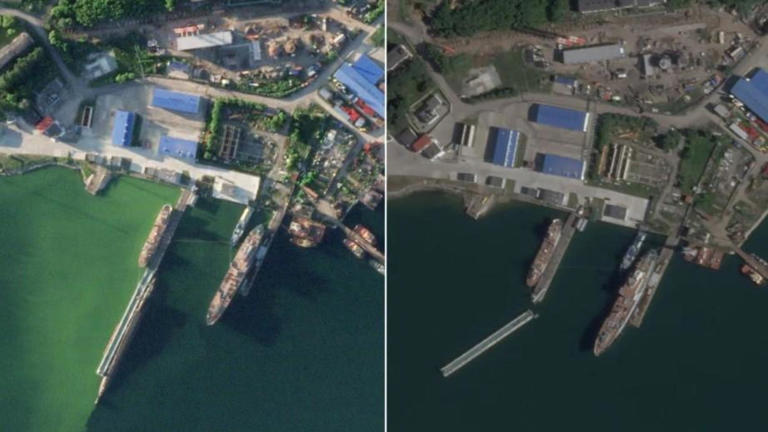 Una base de submarinos nucleares rusa resultó dañada tras el terremoto ...