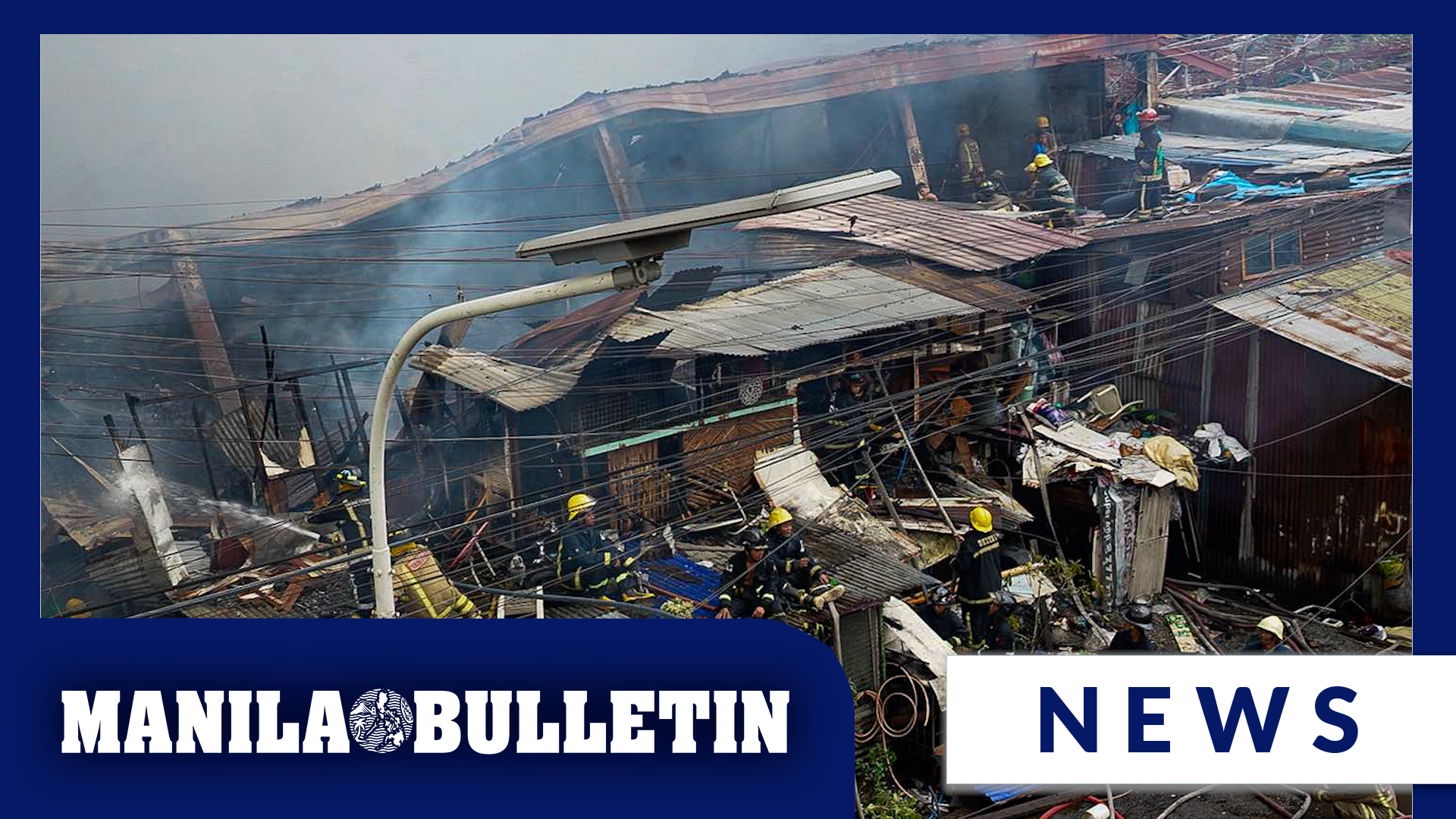 Fire hits residential area in Tondo, Manila