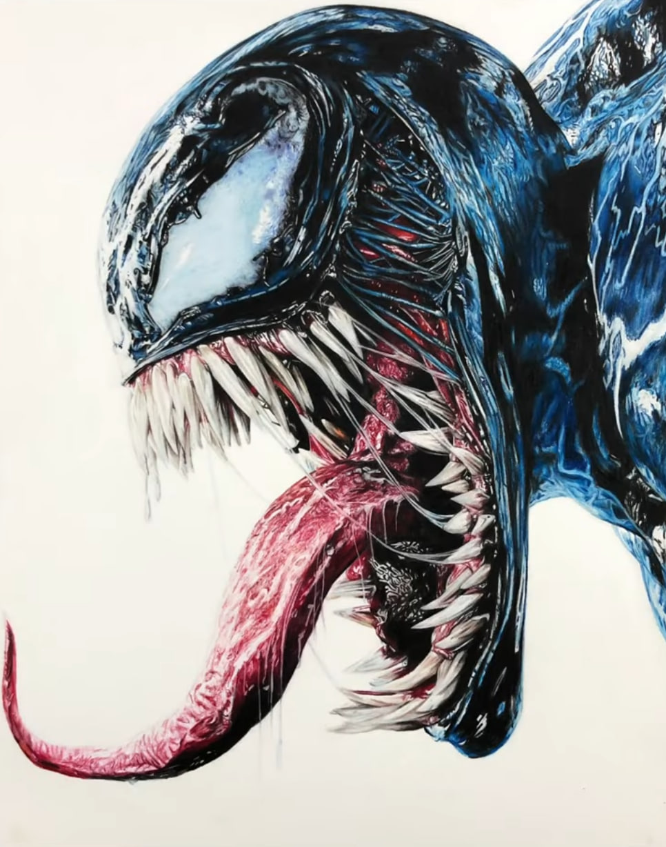 Watch Venom Come to Life – Drawing Time-Lapse