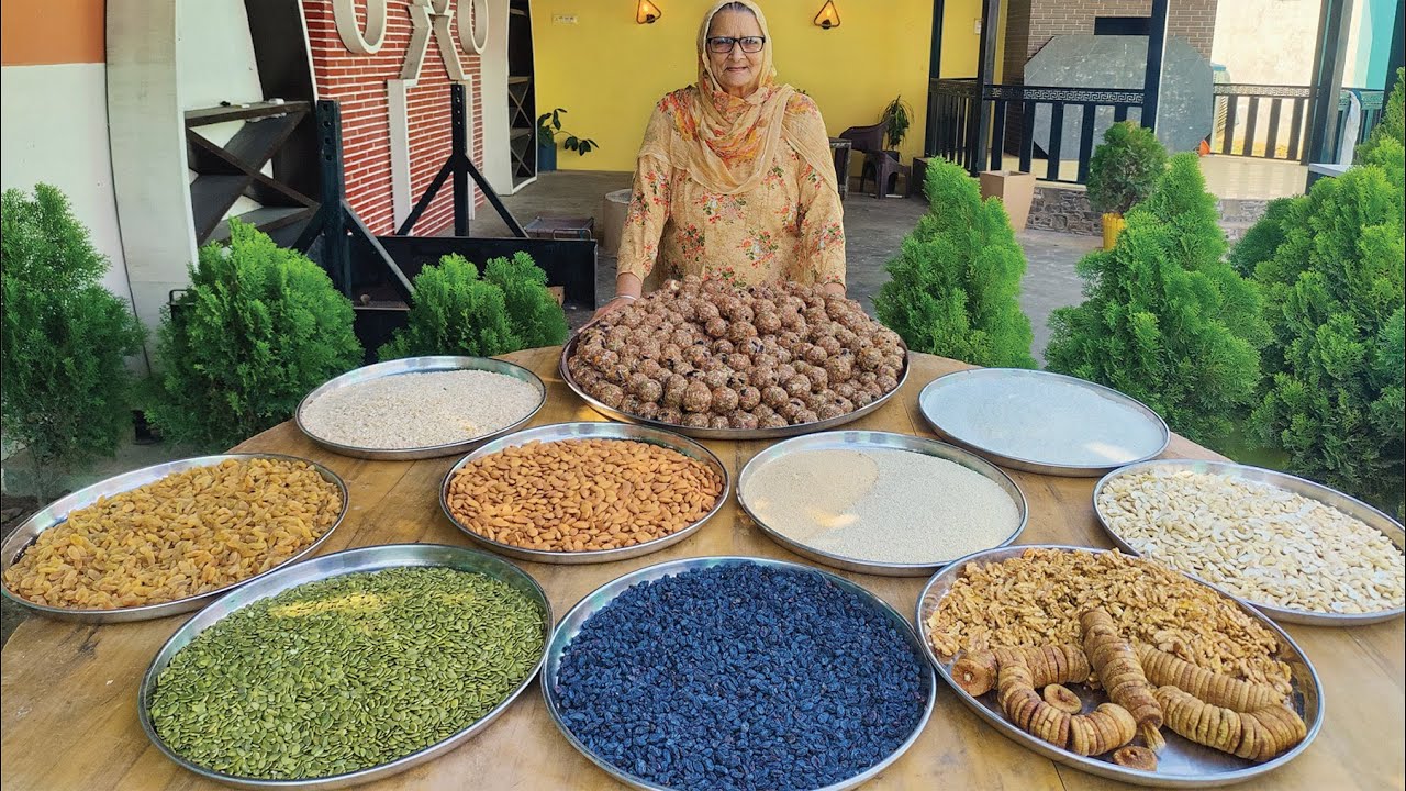 Healthy dry fruits recipe made the village way