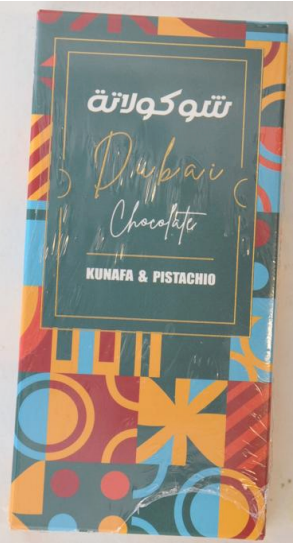 Dubai-style chocolate bars recalled over ‘risk to health’