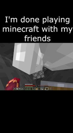 Digging Straight Down in Minecraft