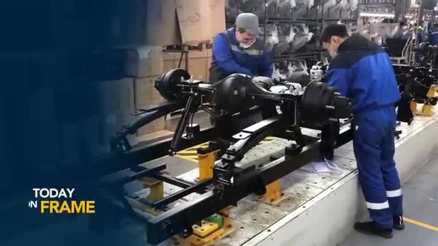 Inside Massive Chinese Factory Building Utility Trucks - Production Line