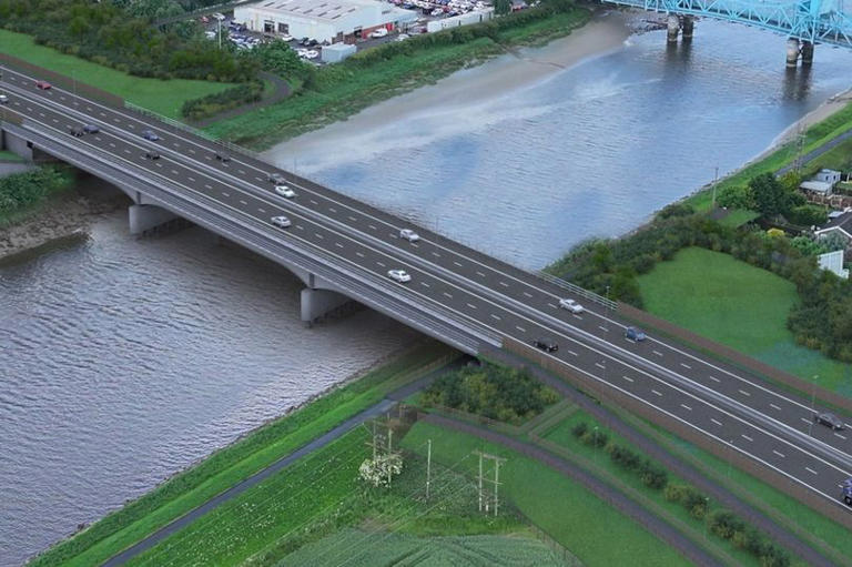 The key elements of new A494 River Dee Bridge as tender goes out
