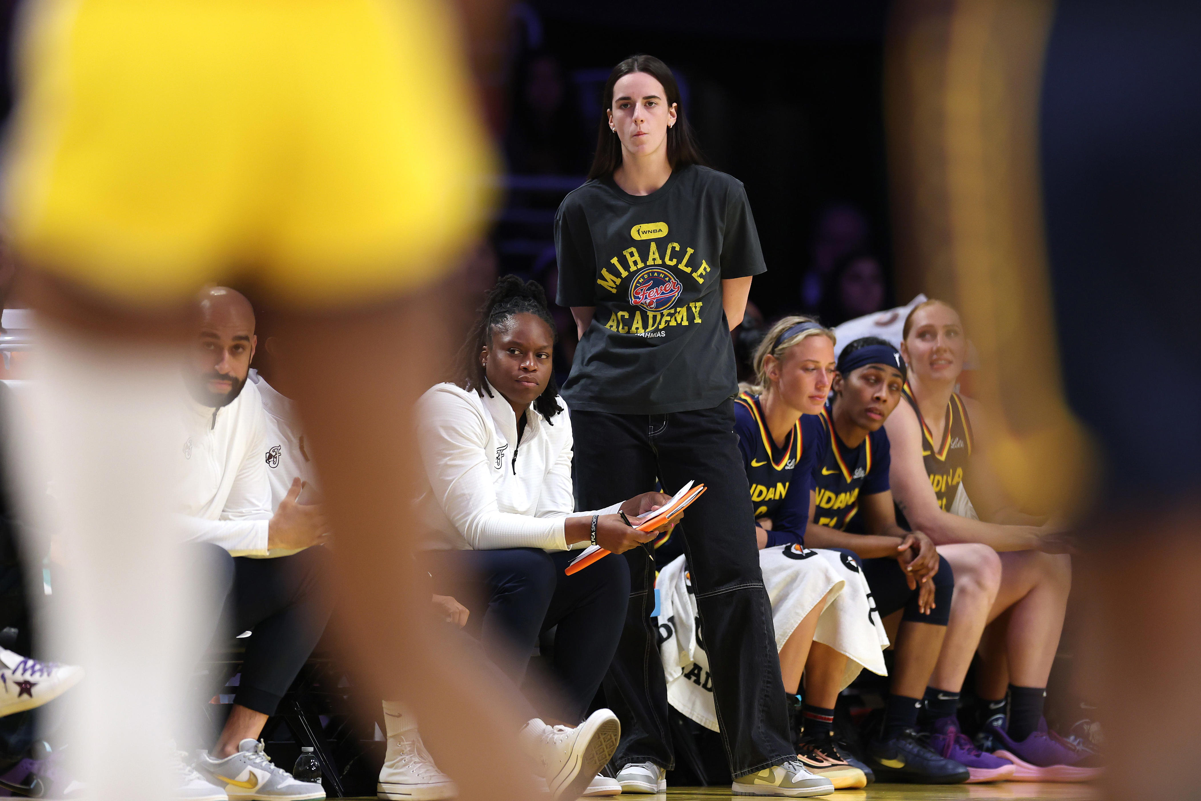 Caitlin Clark not with Fever in Connecticut today