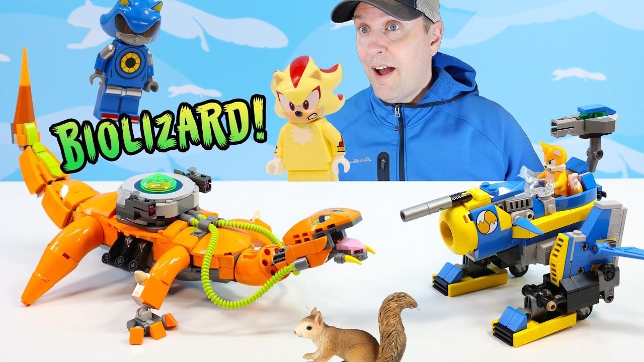 Lego Sonic The Hedgehog Biolizard & Cyclone Sets Vs Super Shadow And ...