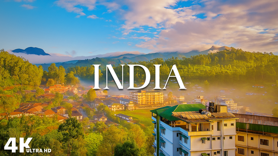 What Nature Looks Like in India – Captured in 4K with Relaxing Music