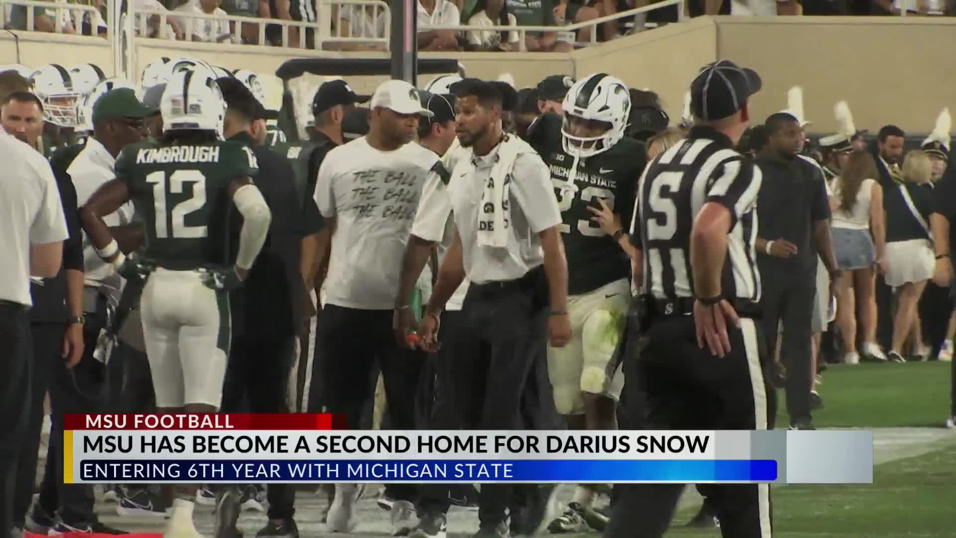 Darius Snow preparing for 6th and final season at Michigan State