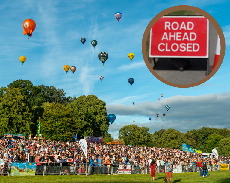 Full list of road closures as Bristol's iconic Balloon Fiesta returns ...