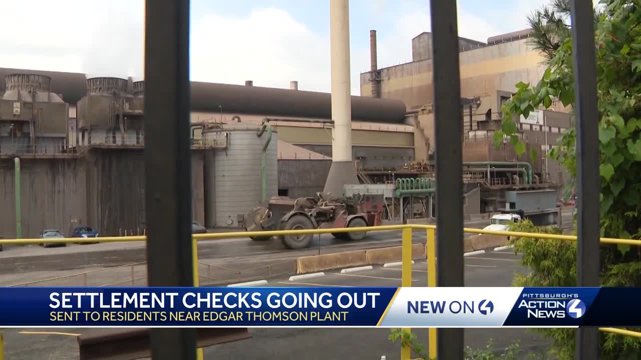 Residents near Edgar Thomson Works receive settlement check