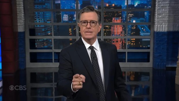 Stephen Colbert's Audience Gasps When He Humorously Forgets His Show Is ...