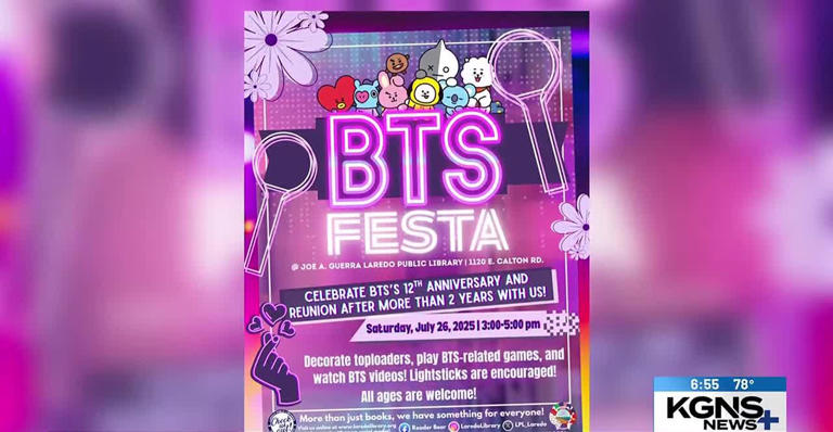 BTS Festa to take place at Joe A. Guerra Laredo Public Library