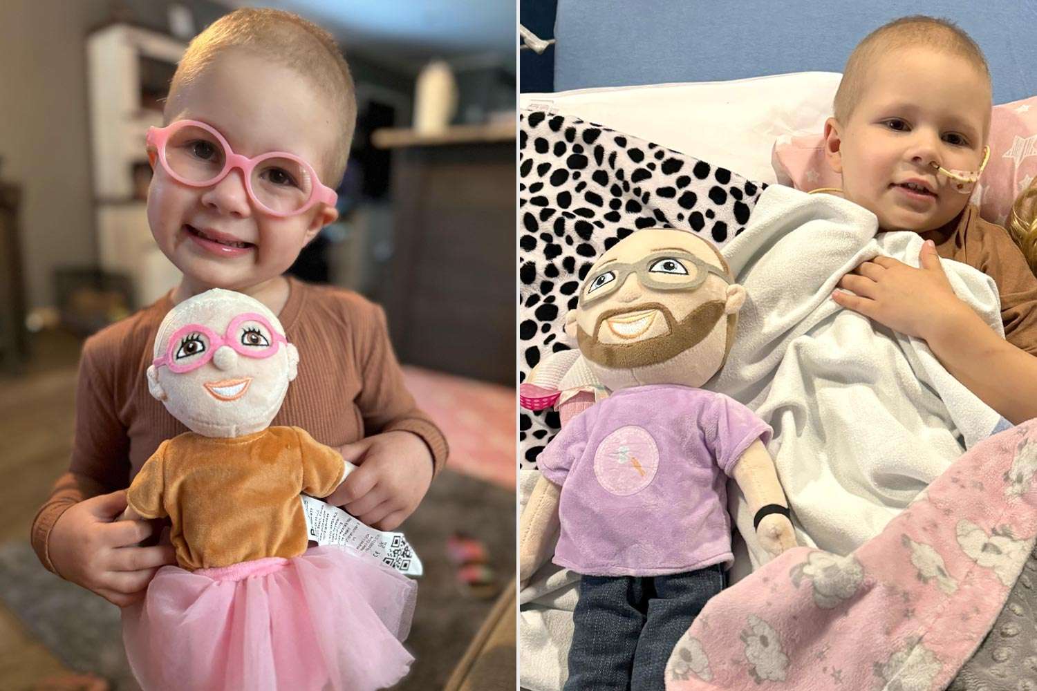 After Being Diagnosed with Leukemia at 3, Daughter Gets 'Daddy Doll' to ...