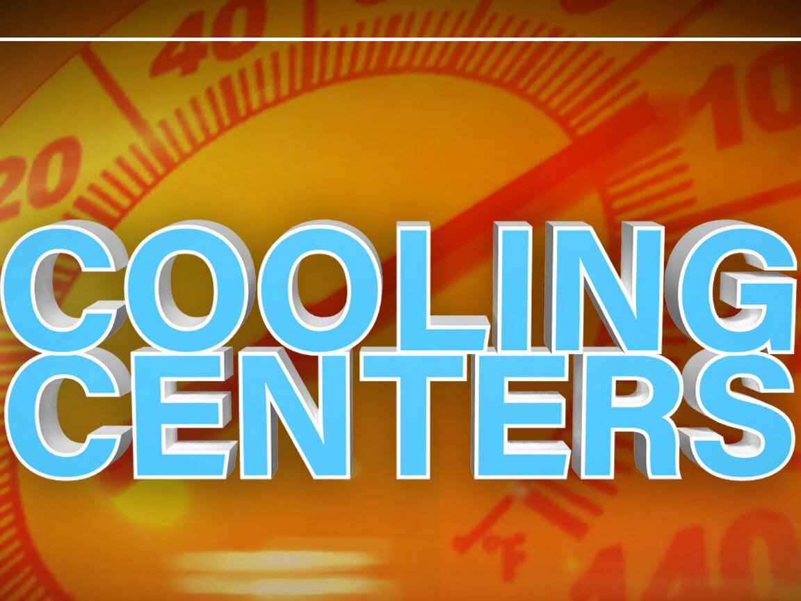 Numerous cooling centers to open Thursday