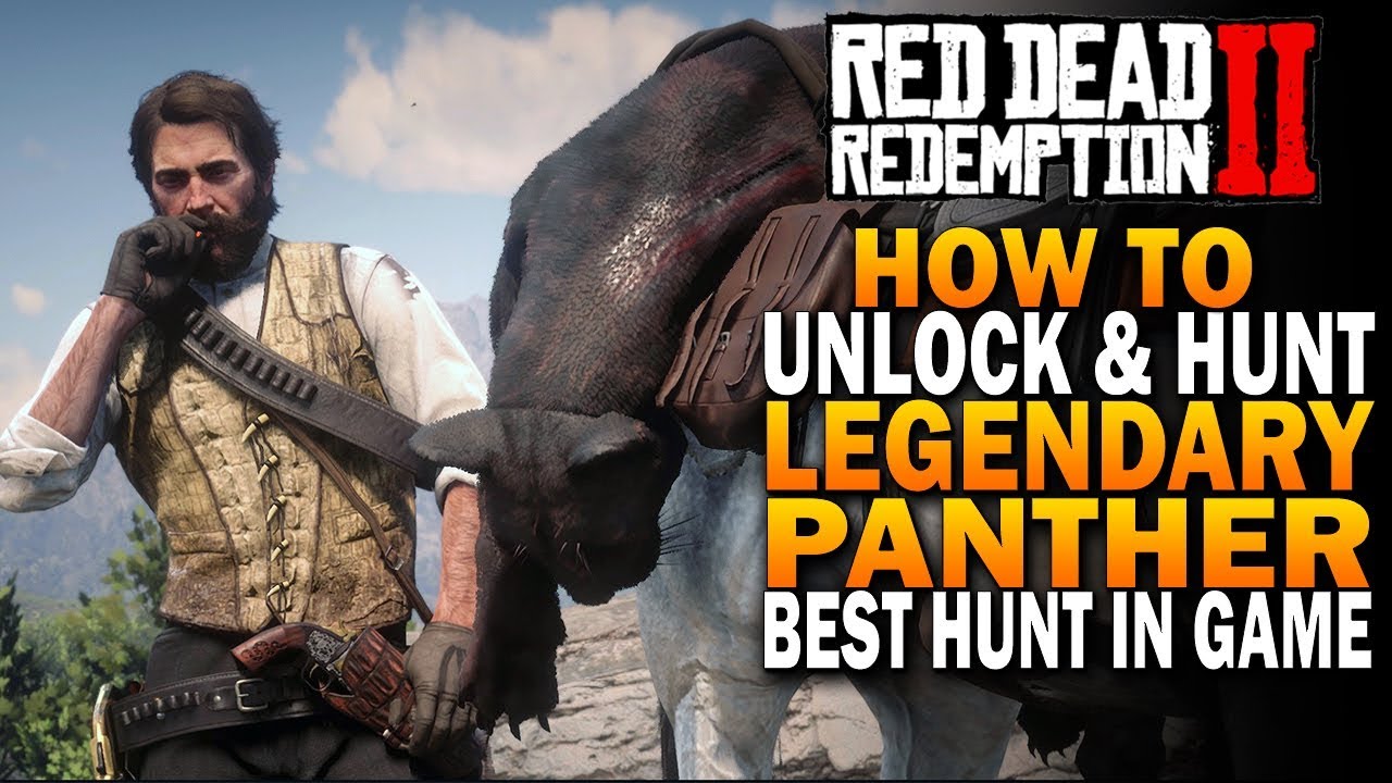 RDR2 Legendary Panther Hunting! How To Unlock & Hunt Legenday Panther ...