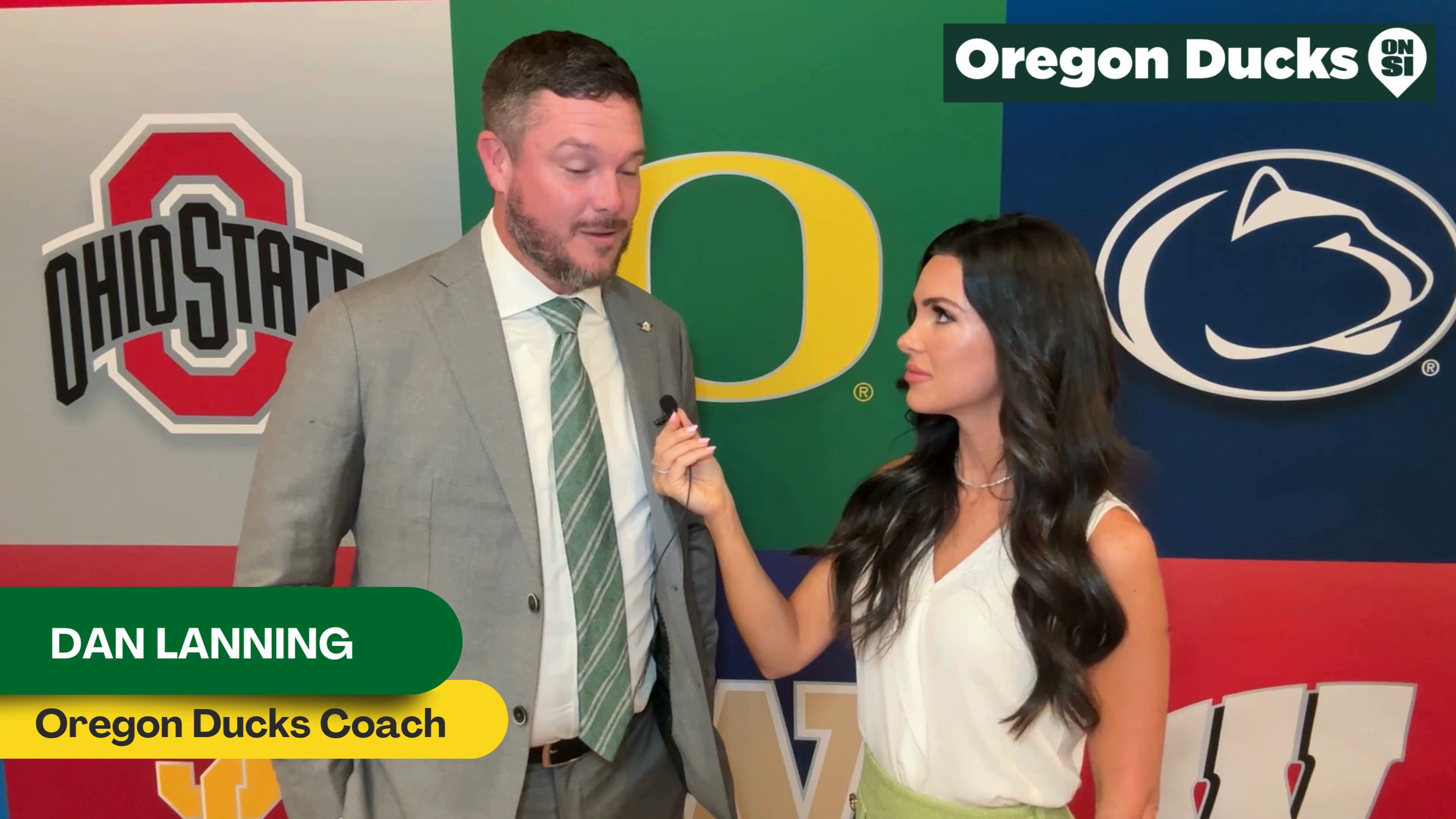 Oregon Ducks Dan Lanning Gives Evan Stewart Update