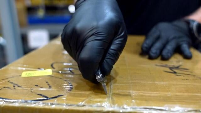 Inside the rarely seen U.S. customs screening process for drugs and ...