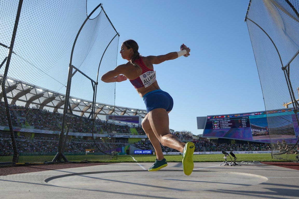 Stunning photos of elite American women's track athlete Valarie Allman
