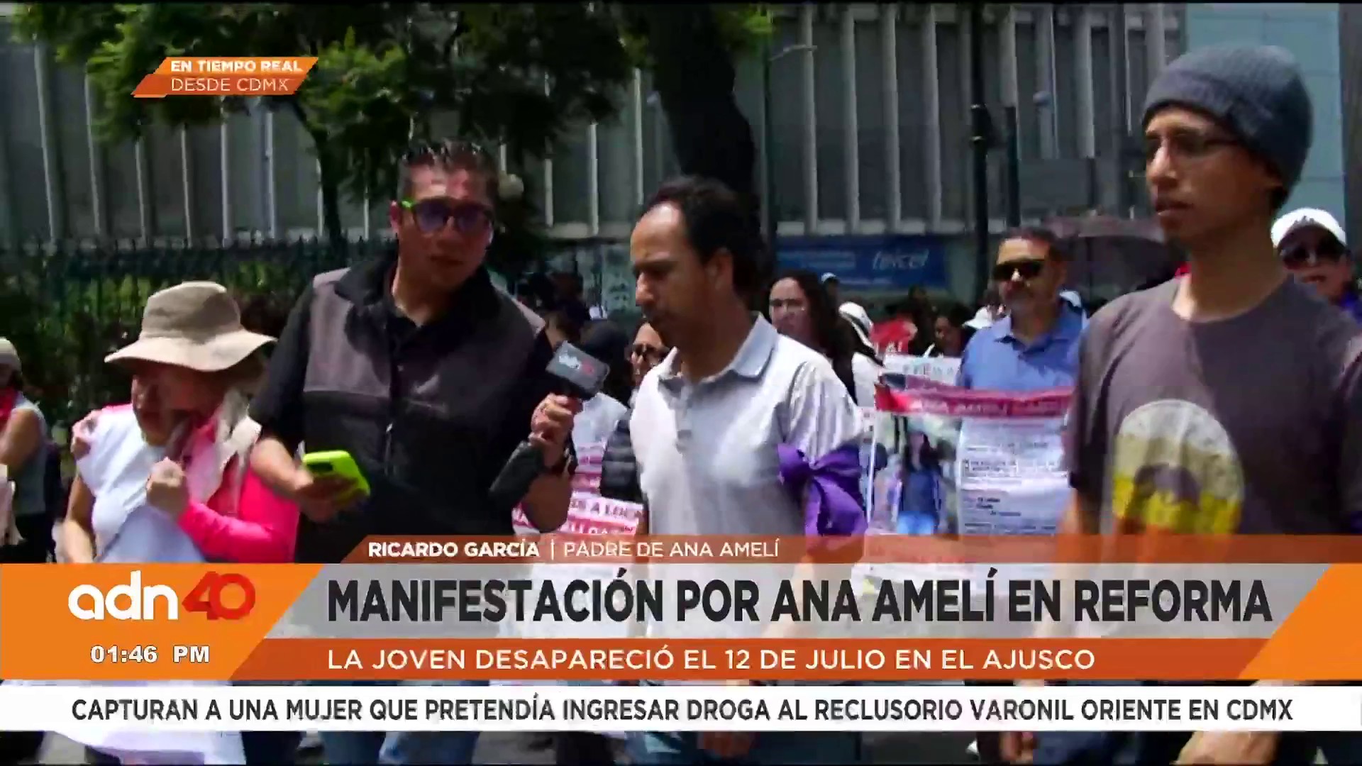 Familiares marchan por Ana Amelí, desaparecida desde el 12 de julio en ...