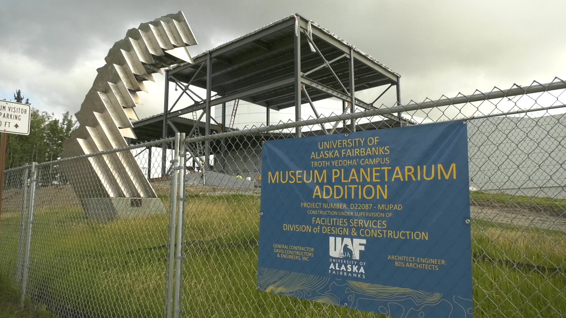 New planetarium under construction at University of Alaska Fairbanks