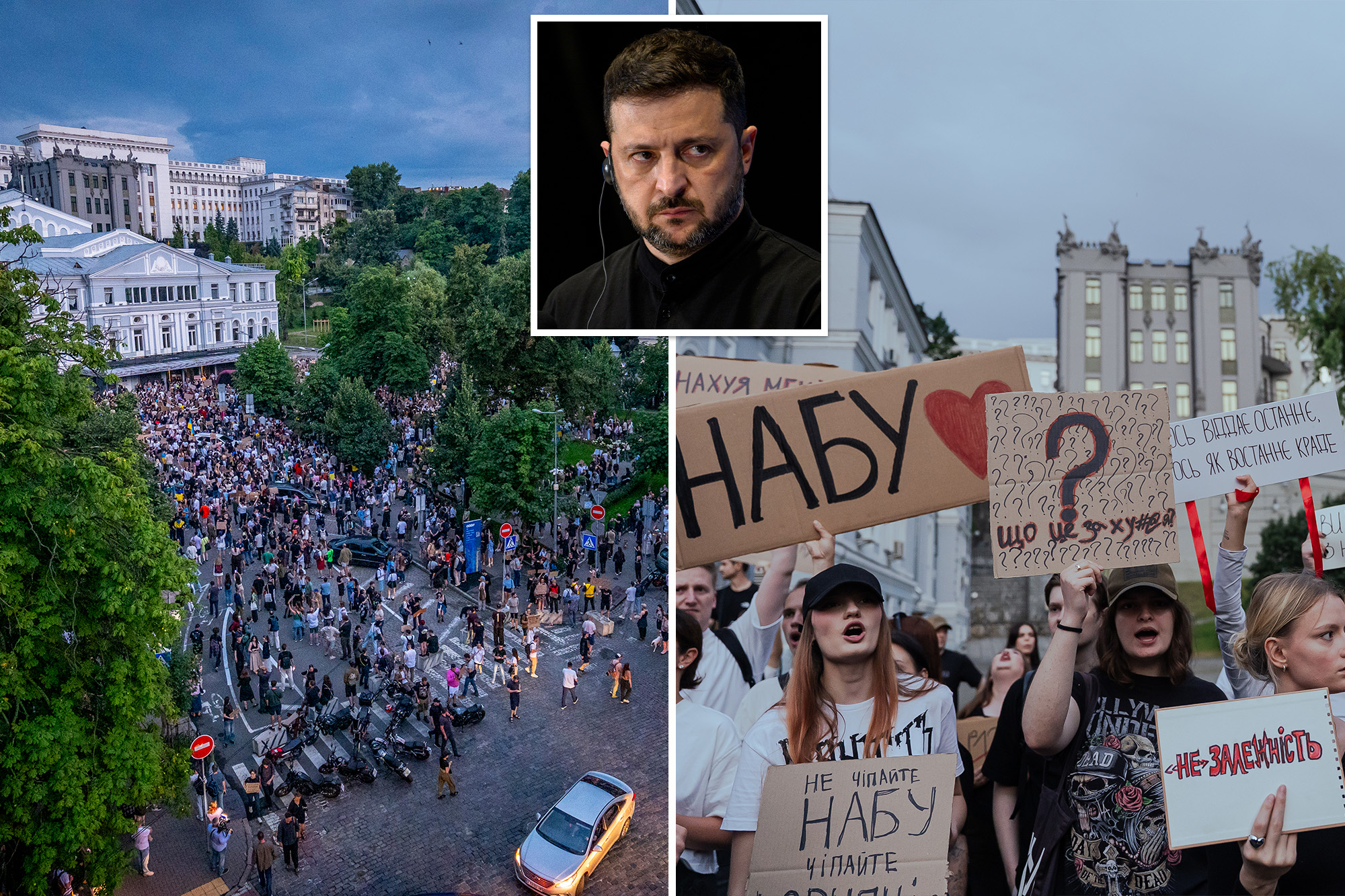 Thousands march in Ukraine after Zelensky curbs top anti-corruption ...