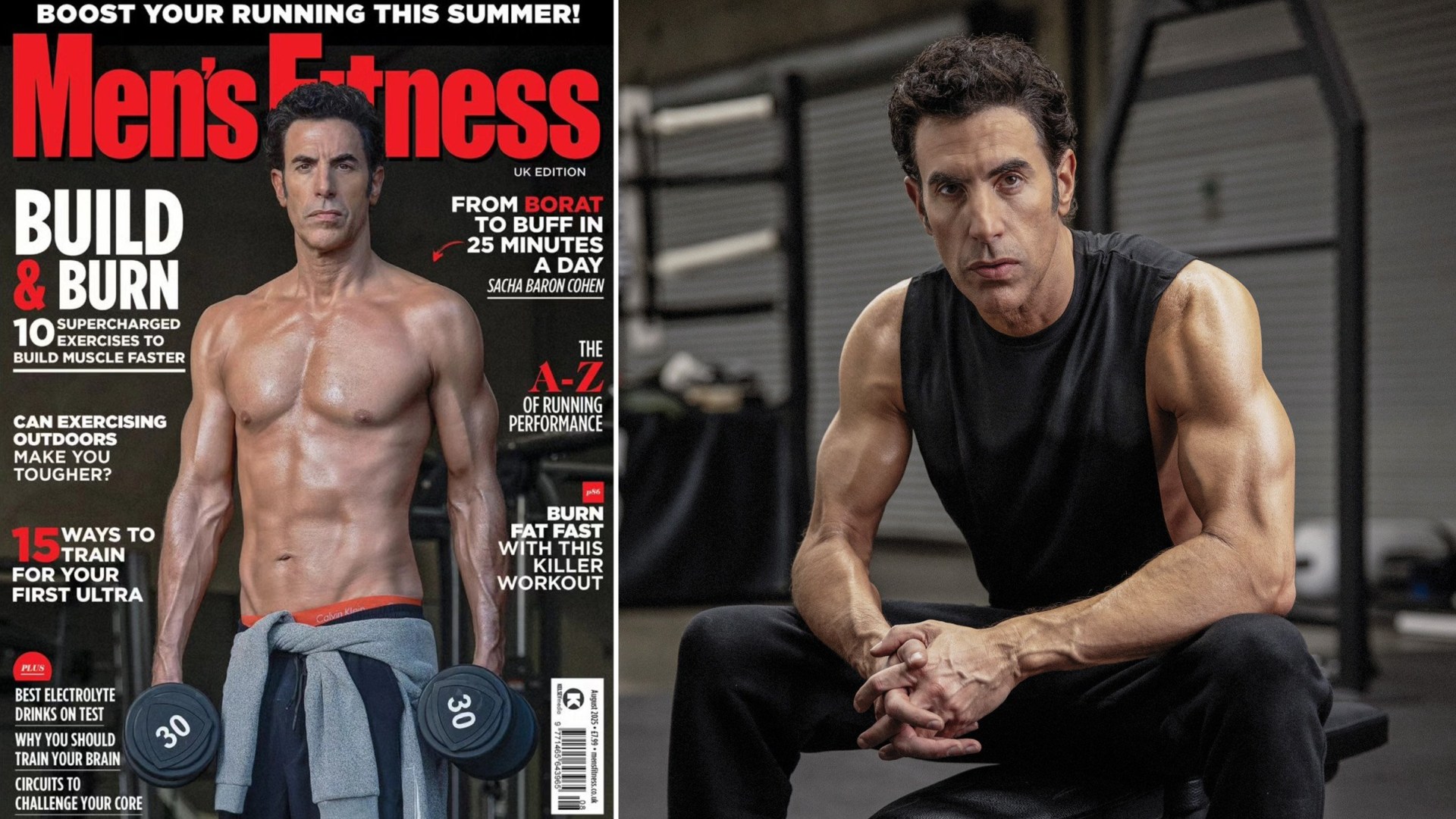 Borat star Sasha Baron Cohen stuns with transformation