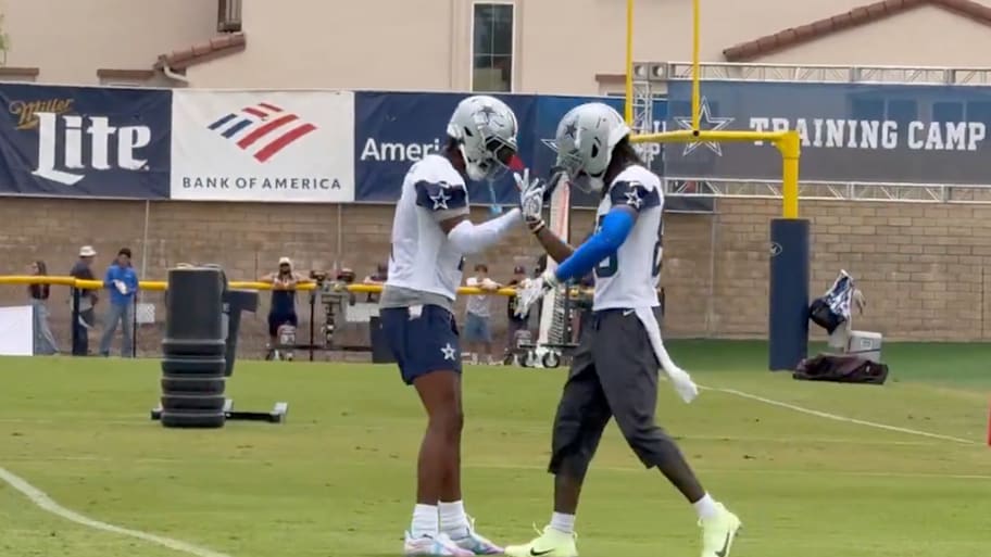 CeeDee Lamb, George Pickens Already Unveiled New Handshake at Cowboys ...