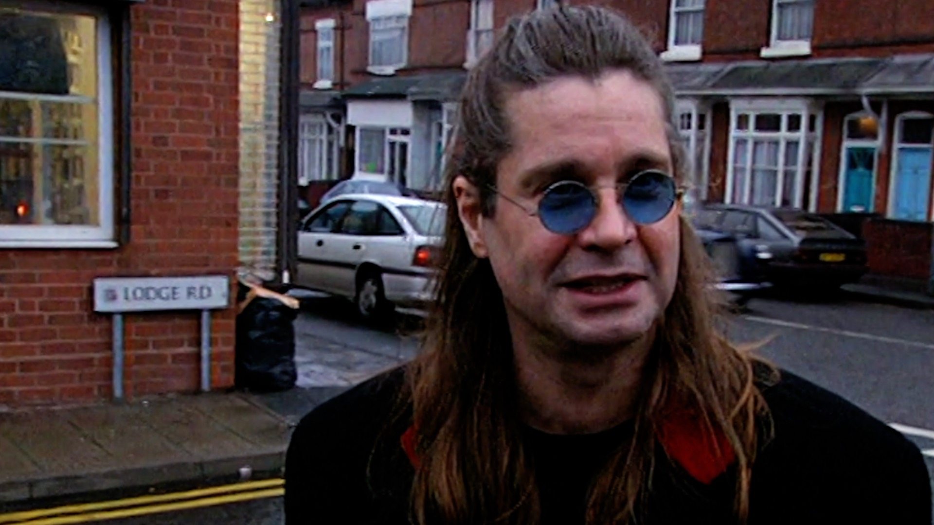 Archive footage shows Ozzy's childhood return