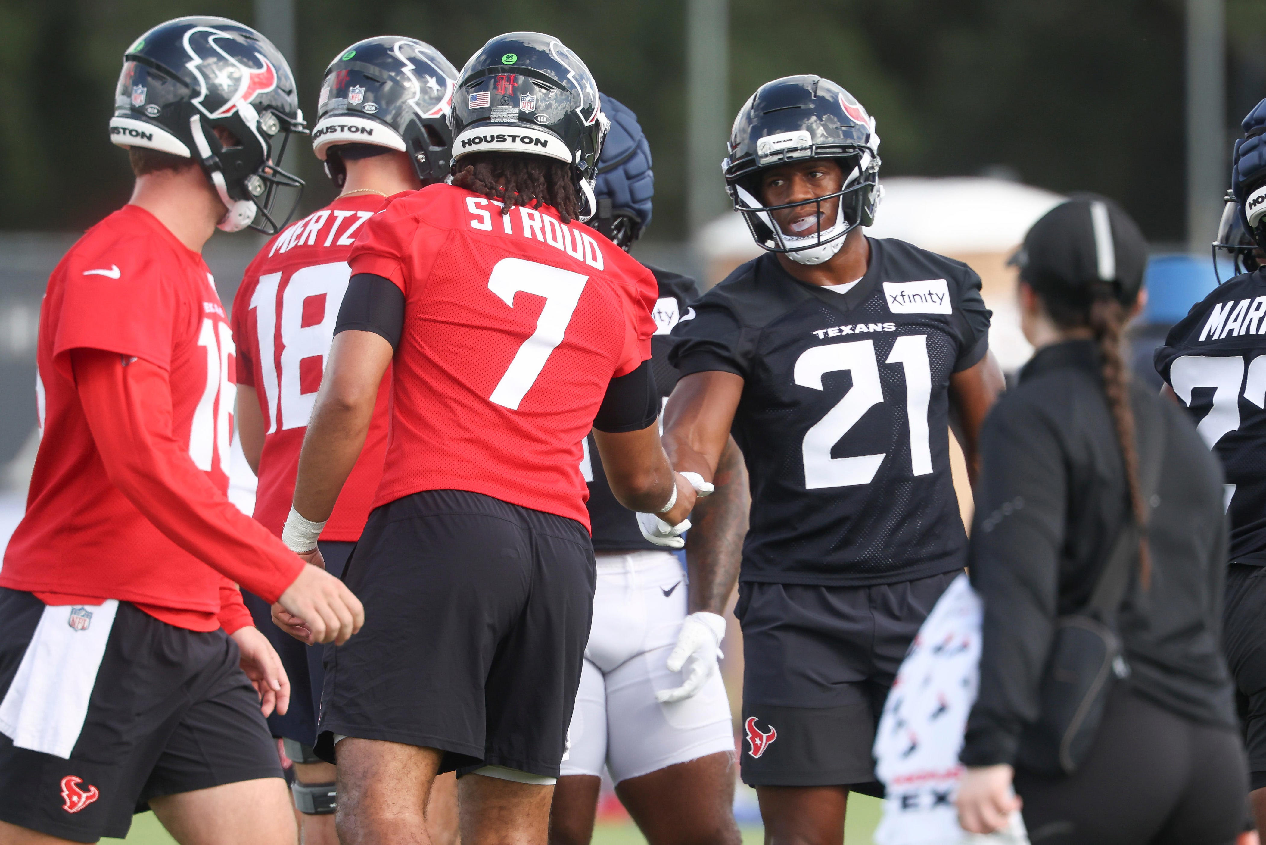 Highlights and practice notes from Houston Texans Day 2 training camp