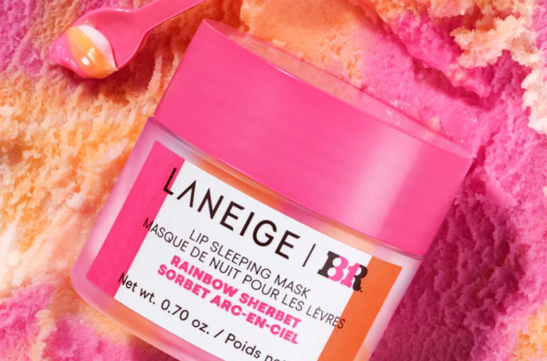 Here's How to Snag Laneige & Baskin Robbins' New Rainbow Sherbet Lip ...