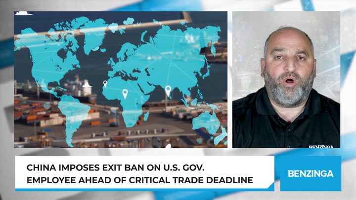 China Imposes Exit Ban on U.S. Gov. Employee Ahead Of Critical Trade ...