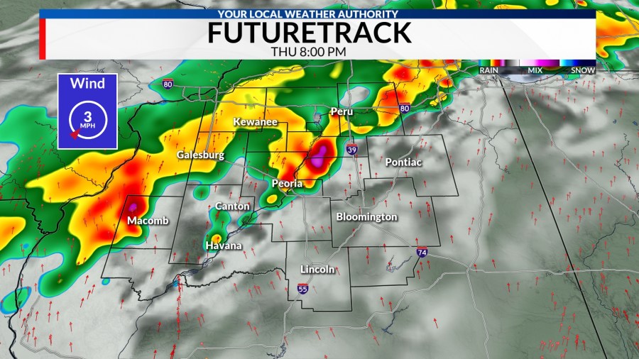 Flash flooding and severe storms possible in central Illinois late this ...