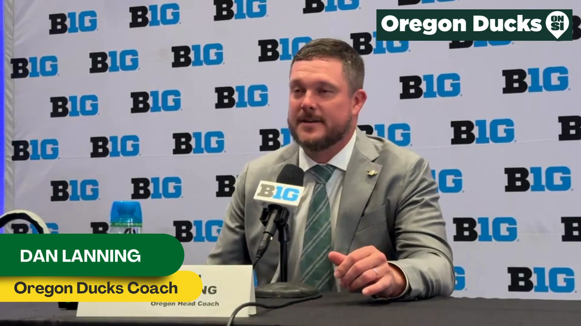 Oregon Ducks Dan Lanning discusses important traits in a quarterbacks ...
