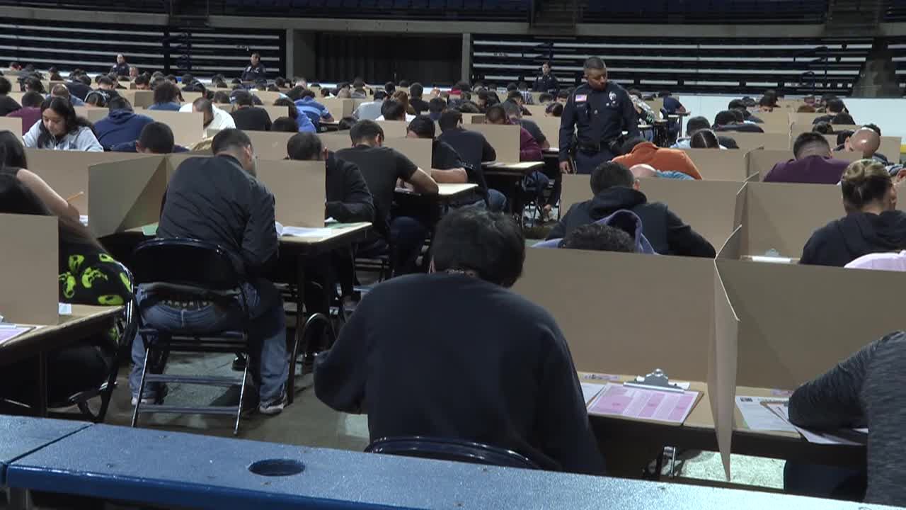 Over 400 cadets take LPD written entrance exam