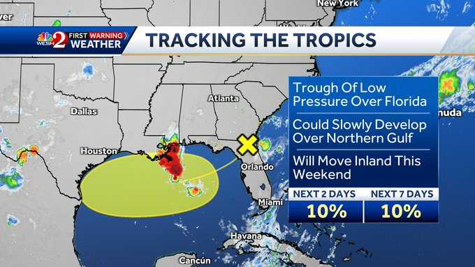 Tropical disturbance off U.S. coast bringing heavy rain to Florida