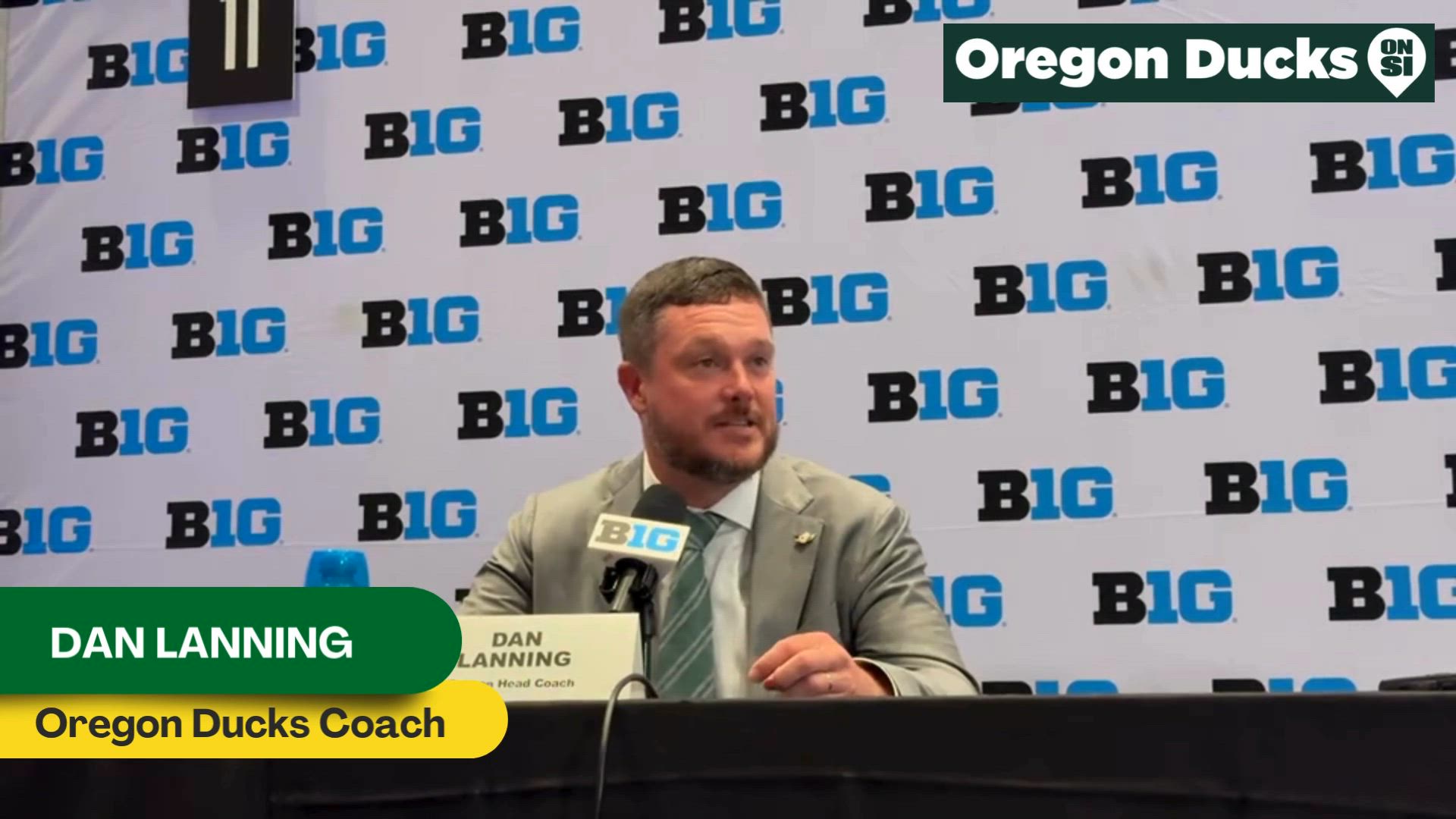 Oregon Ducks Dan Lanning addresses staying on top of it in the transfer ...