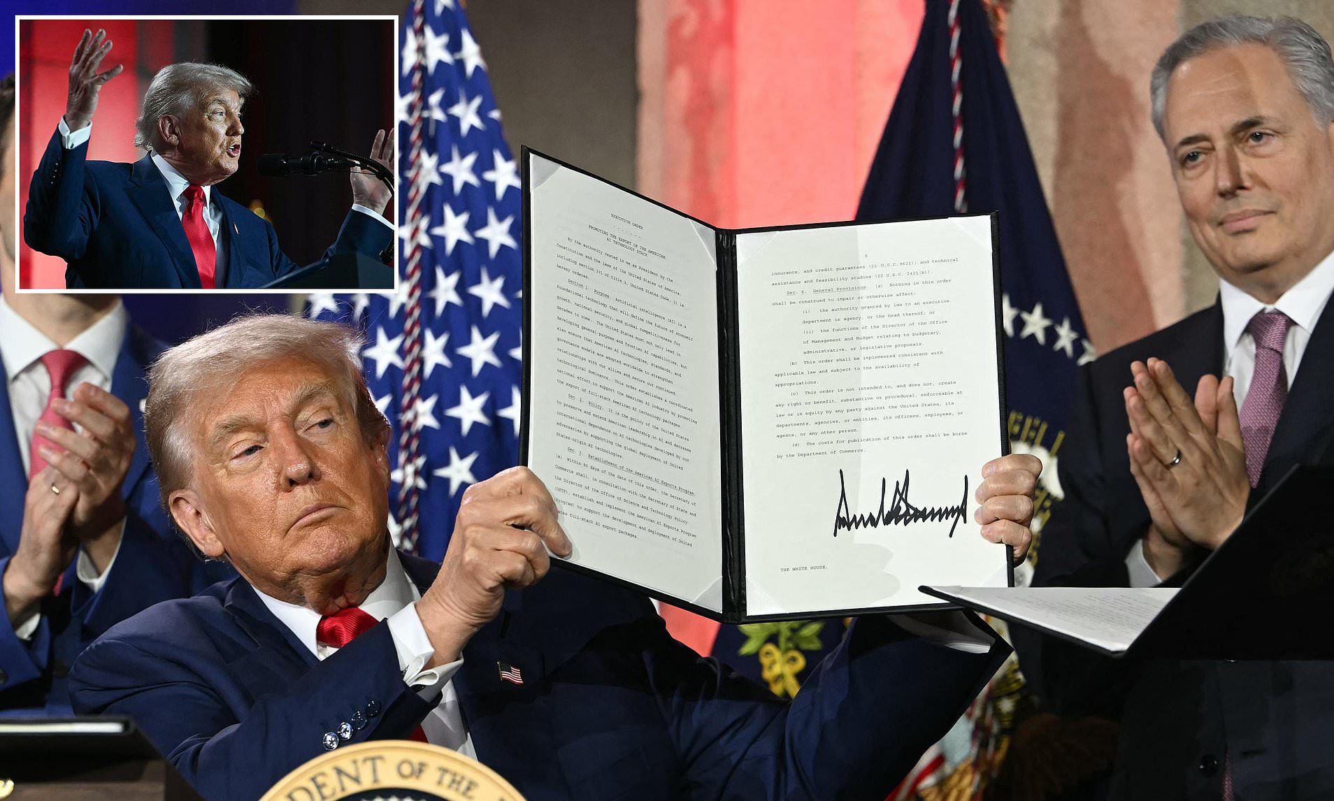 Trump floats spectacular name change for AI after admitting he 'can't ...