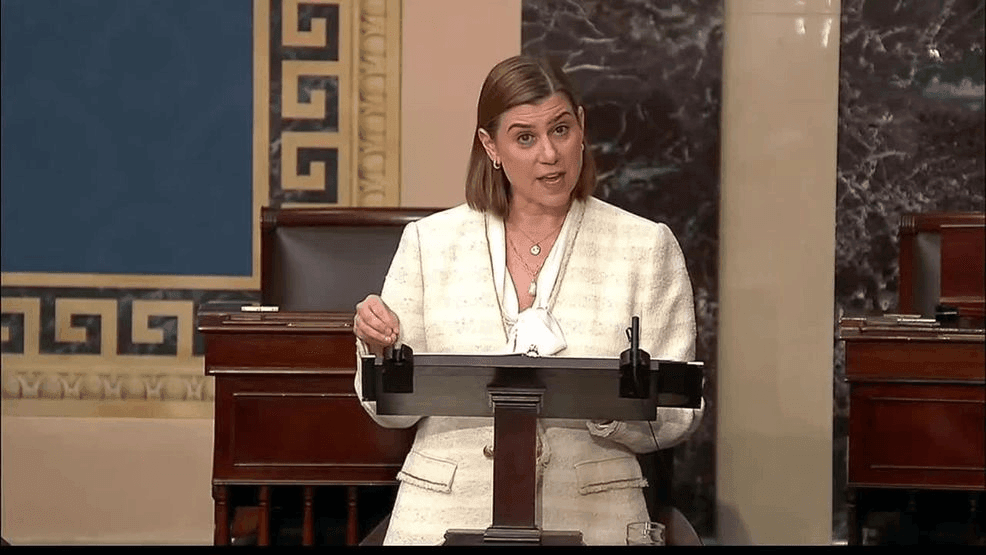Michigan Senator Slotkin delivers first floor speech