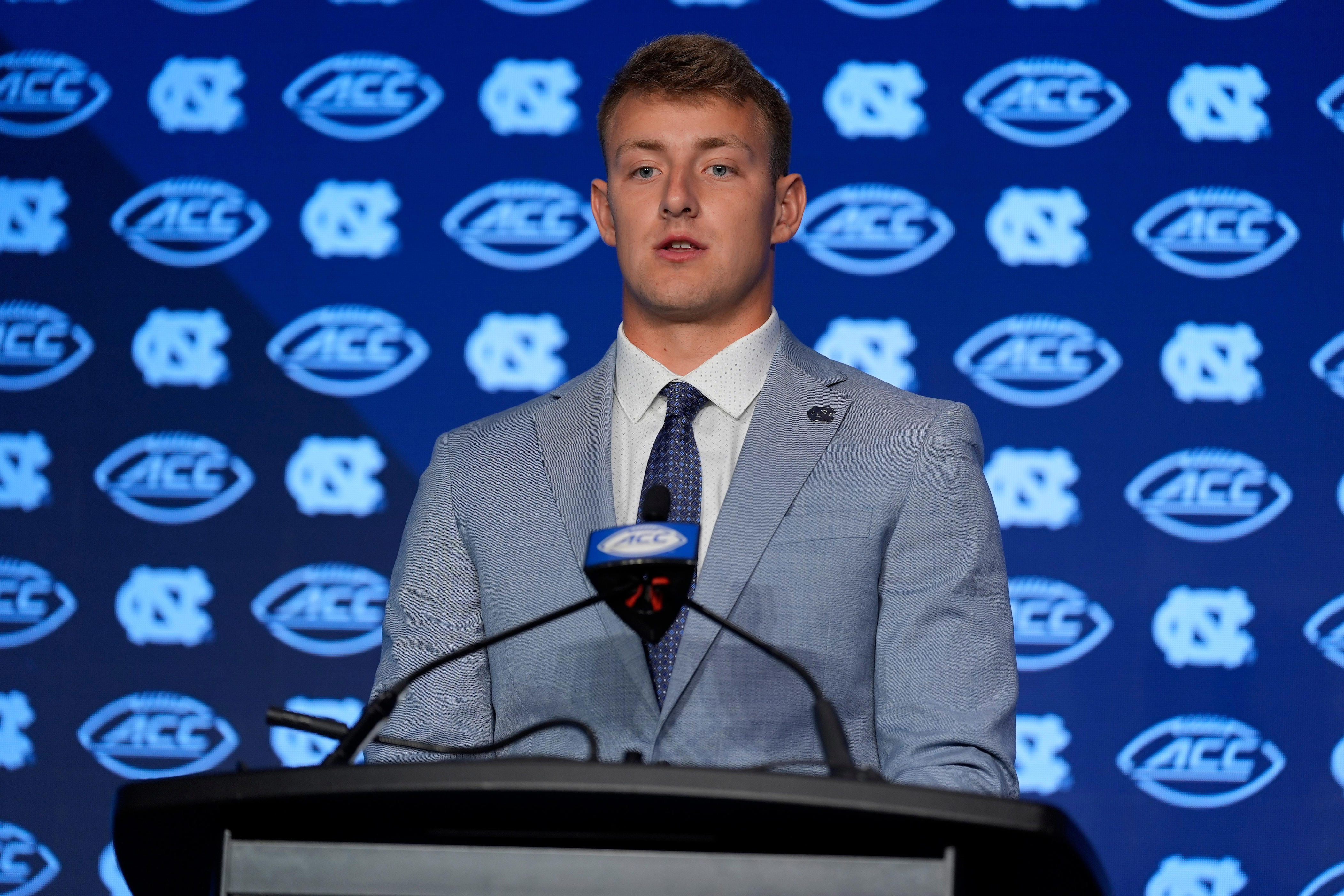 Schedule information for UNC football at 2025 ACC Kickoff