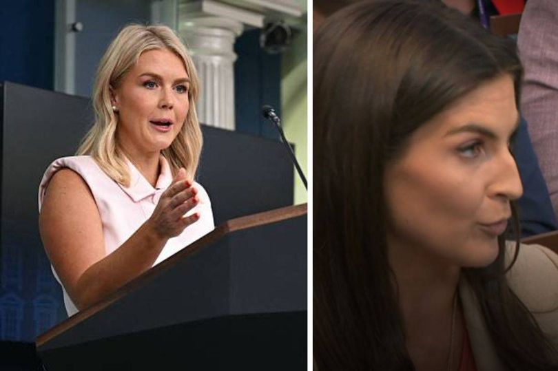 Karoline Leavitt's reaction to CNN anchor during press briefing sparks ...