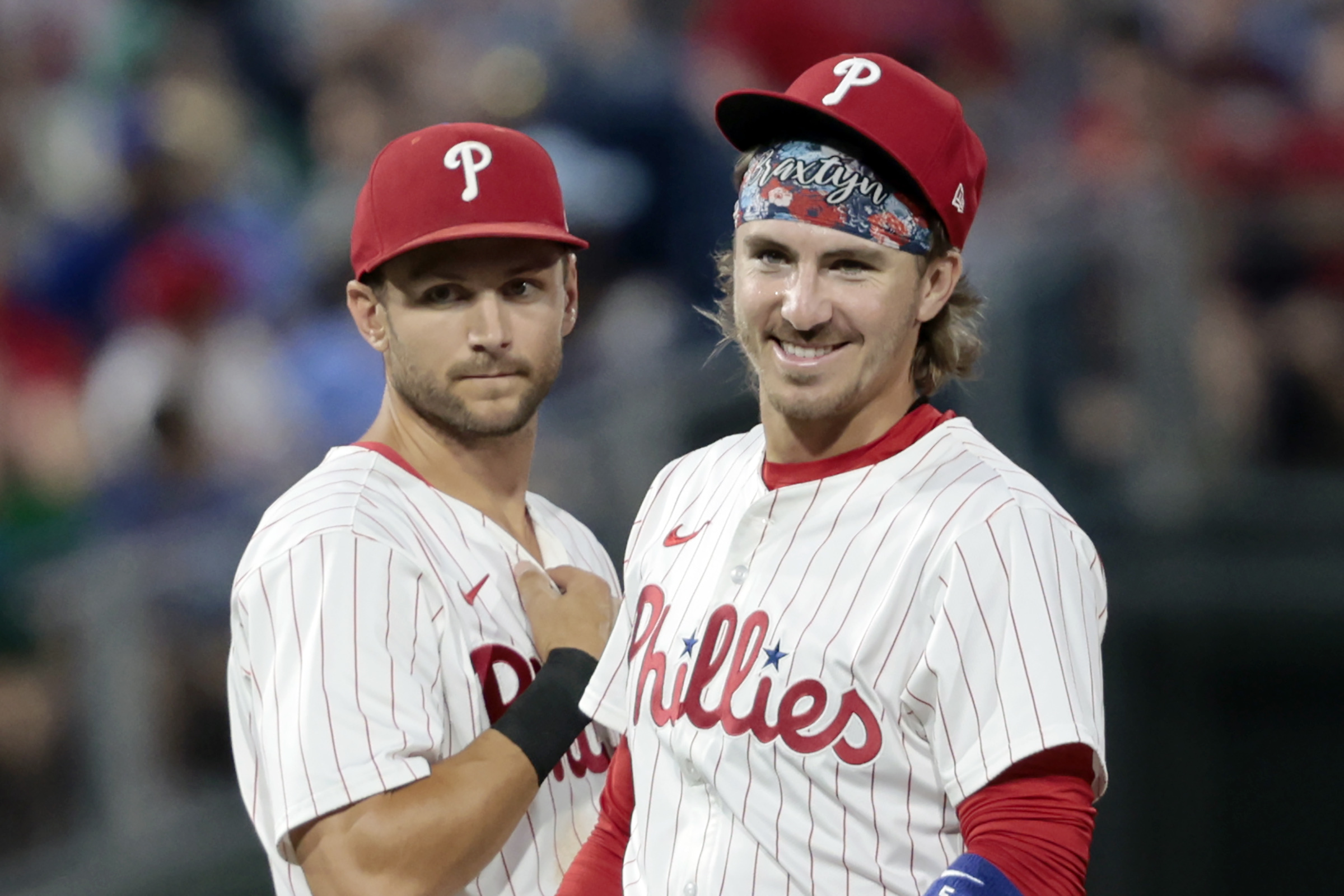 Bryson Stott is in the Phillies’ lineup after he and his wife recently ...