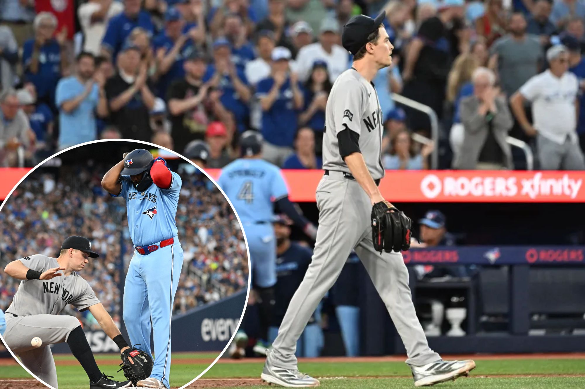Yankees defense a complete mess in ugly series-losing crusher to Blue Jays