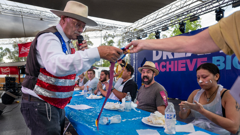 Meet the 2025 California State Fair pie eating champion