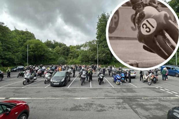 LOOK Pictures of huge ride out in memory of motorsport legend