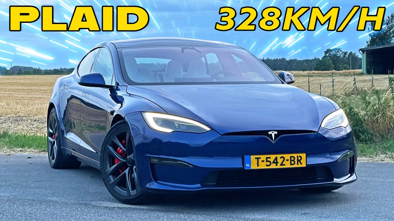 Tesla Model S Plaid Track Package – 328 KMH Autobahn Top Speed POV