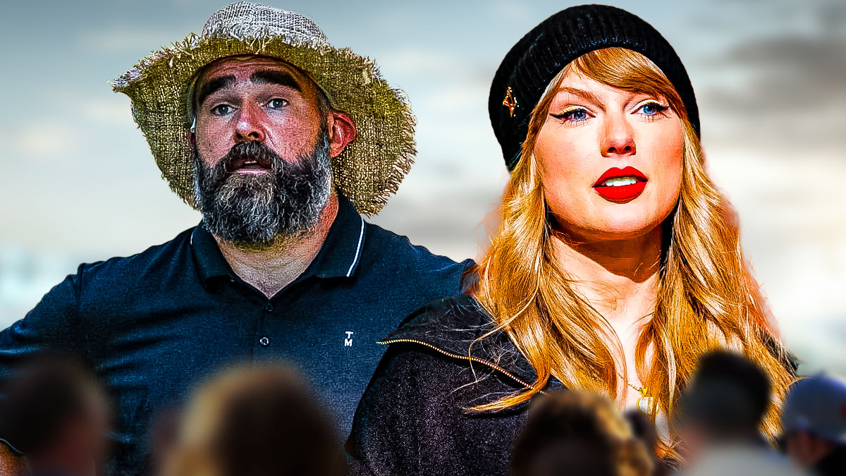 Jason Kelce’s shocked reaction to live views for Taylor Swift interview
